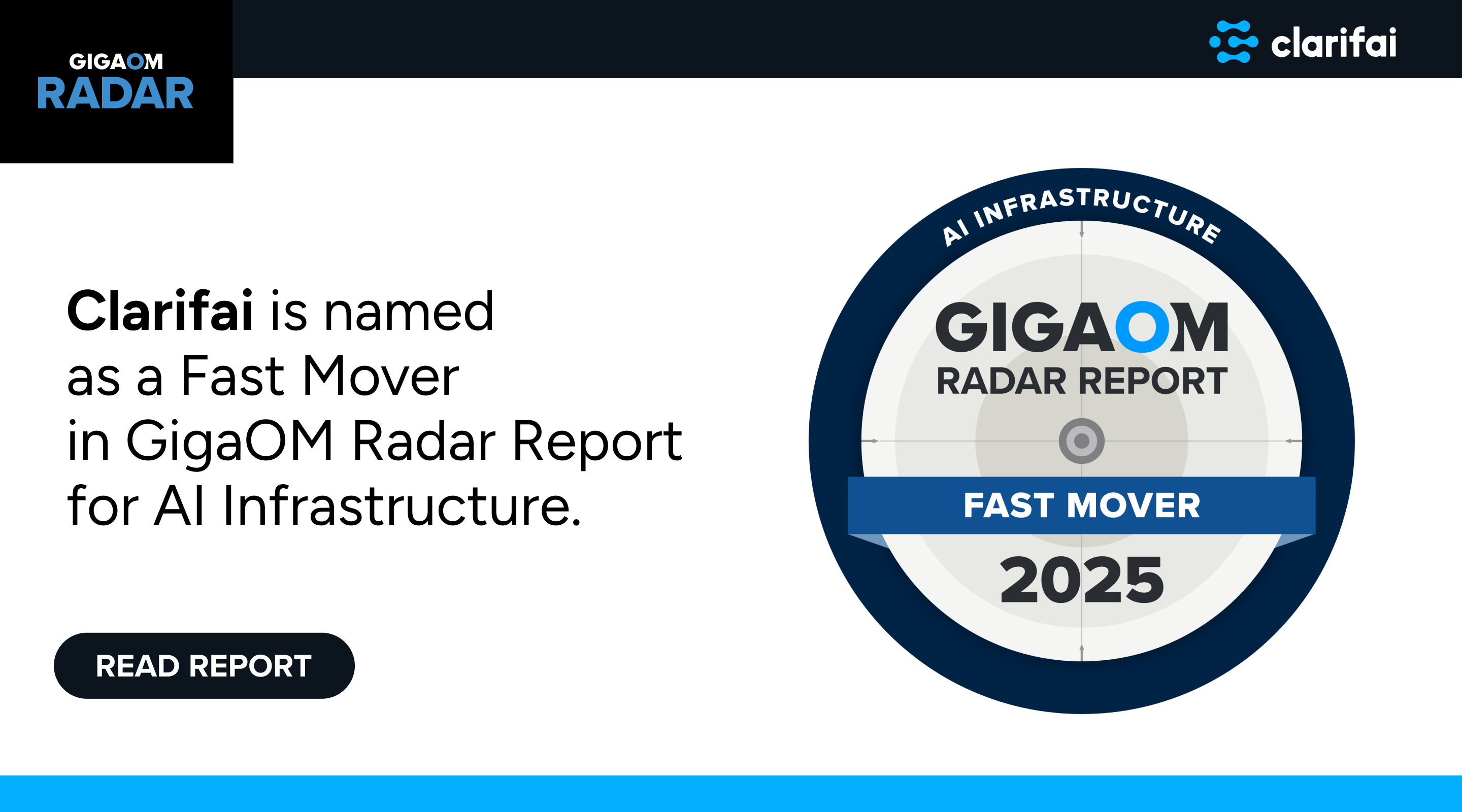 Press Release | Clarifai Recognized as a Challenger and Fast Mover in GigaOm Radar for AI ...